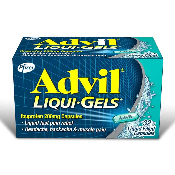 Advil Liqui-Gels 200mg Capsule (Soft Gelatin) 32's Bottle – zozopharmacy