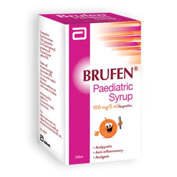 Brufen 100mg/5ml Syrup 200ml Bottle – zozopharmacy