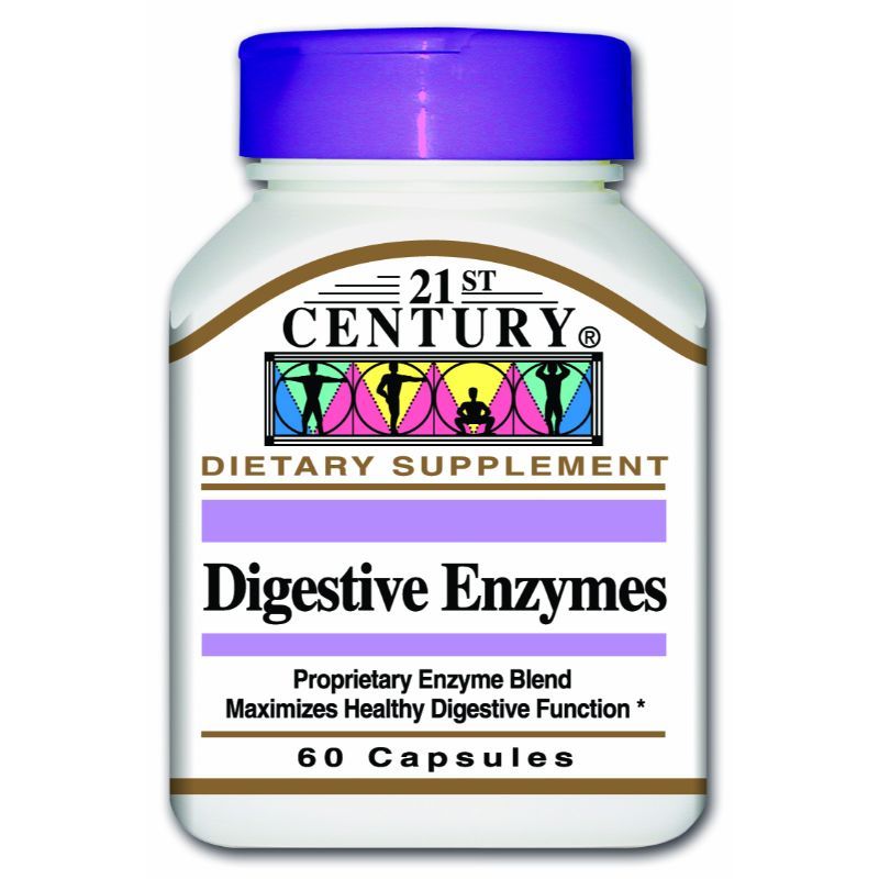 21st Century Digestive Enzymes Cap 60s – zozopharmacy