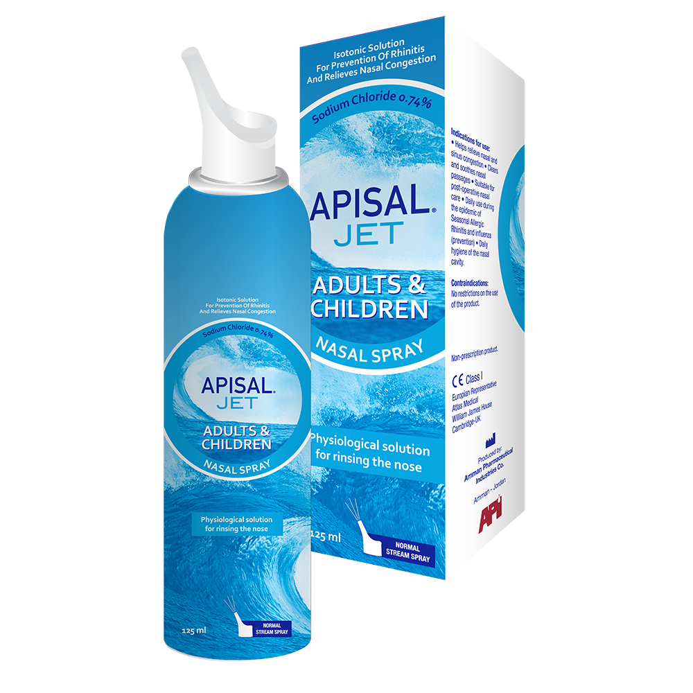 Apisal jet (adults/children) nasal spray 125ml – zozopharmacy