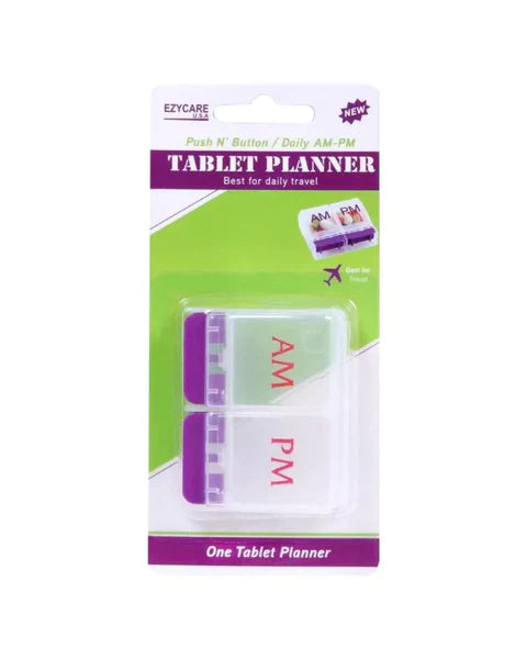 EZYCARE 17434 TAB PLANNER PUSH BUTTON – zozopharmacy