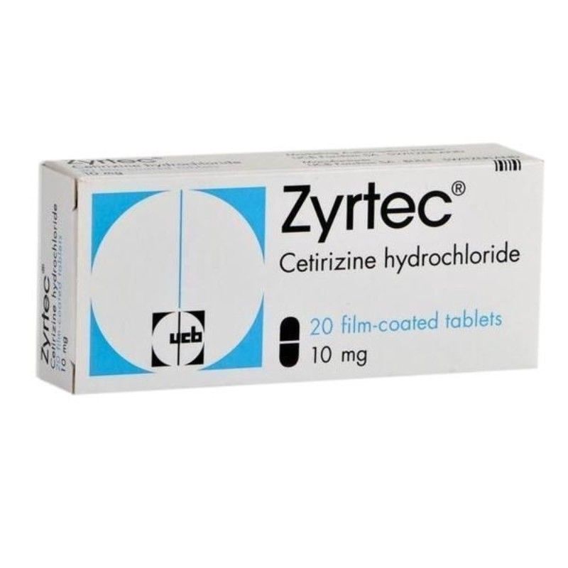Zyrtec 10mg Tabs 20s – zozopharmacy